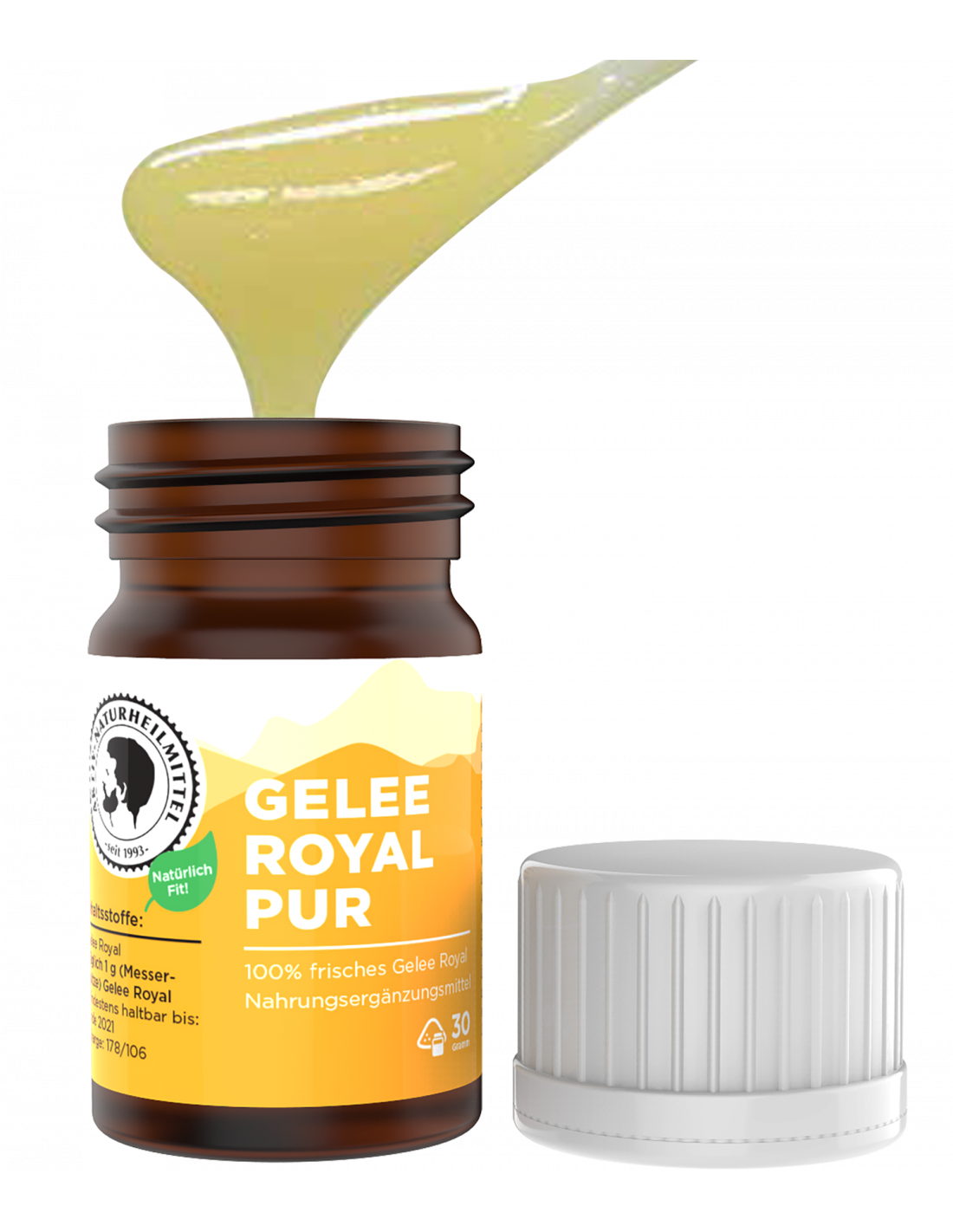 Gelee Royale Pur | 30g | Hochwertiges Gelee Royale (Bienenmilch ...